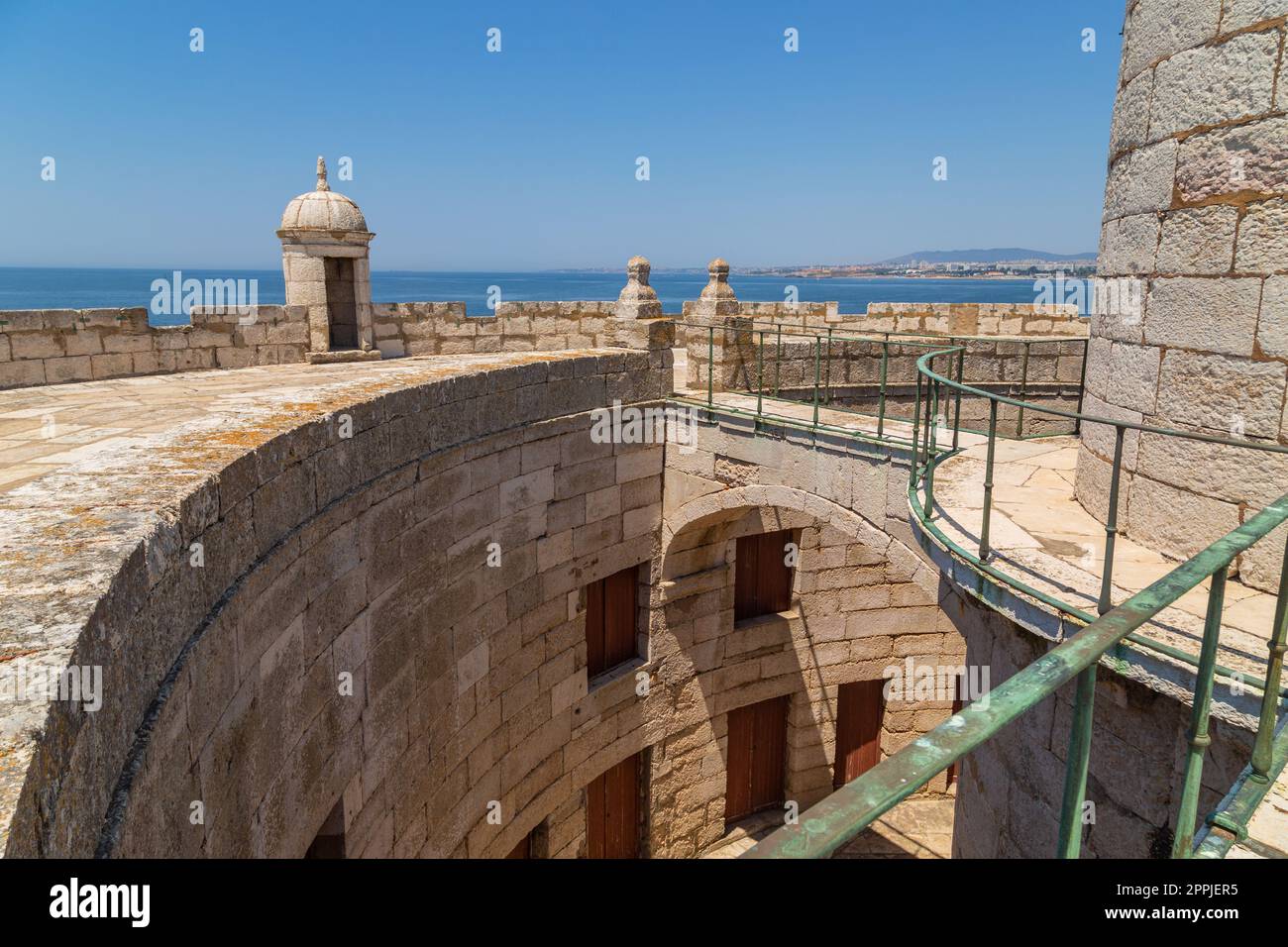 the Bugio Lighthouse in Lisbon Stock Photo - Alamy
