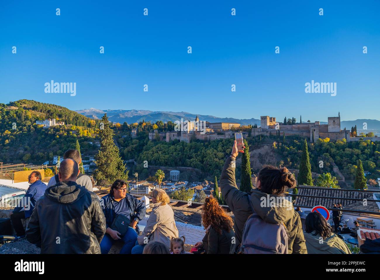 Granada sunset skyline hi-res stock photography and images - Alamy
