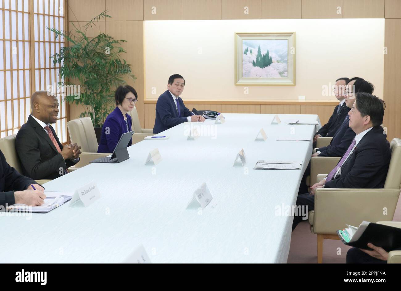 Tokyo, Japan. 24th Apr, 2023. International Labour Organization (ILO ...