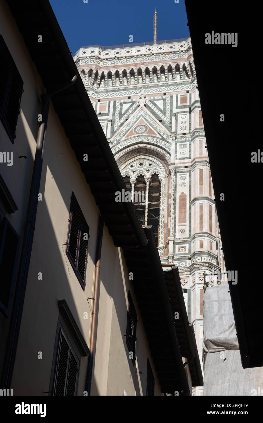 View of the Florence Cathedral, Cattedrale di Santa Maria del Fiore ...