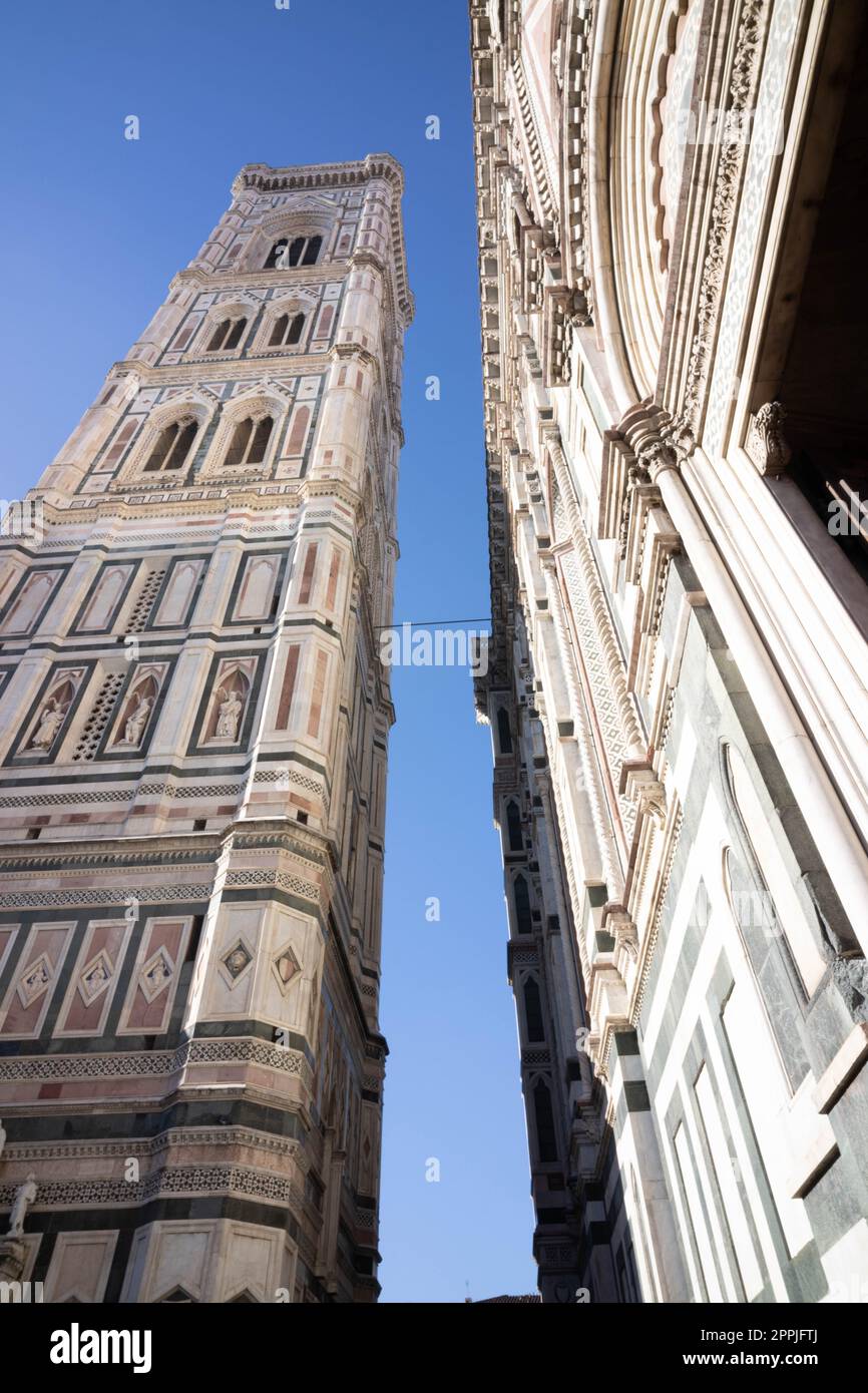 View of the Florence Cathedral, Cattedrale di Santa Maria del Fiore ...