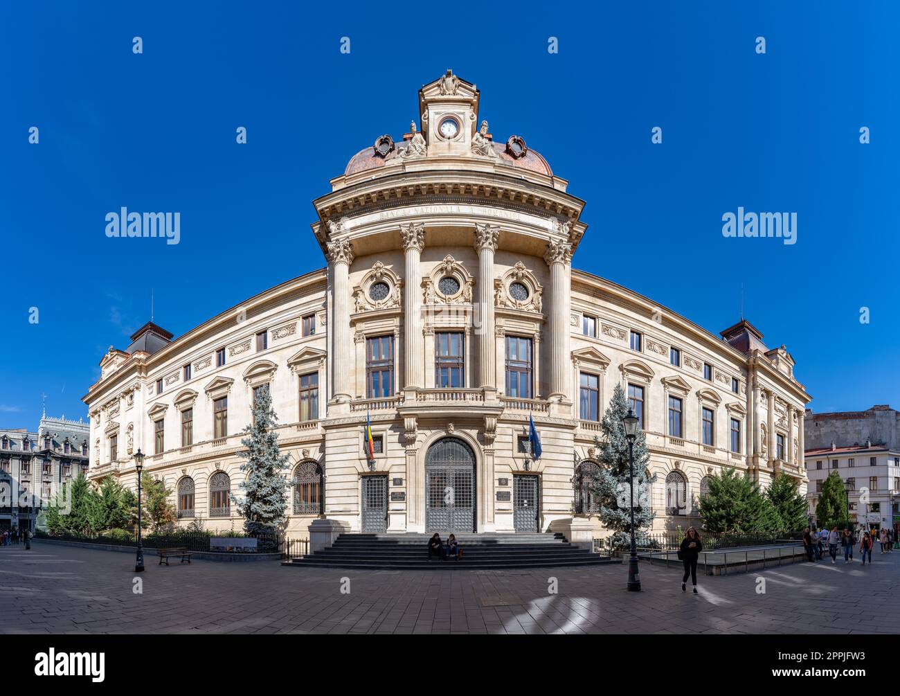 National Bank of Romania Museum Stock Photo - Alamy