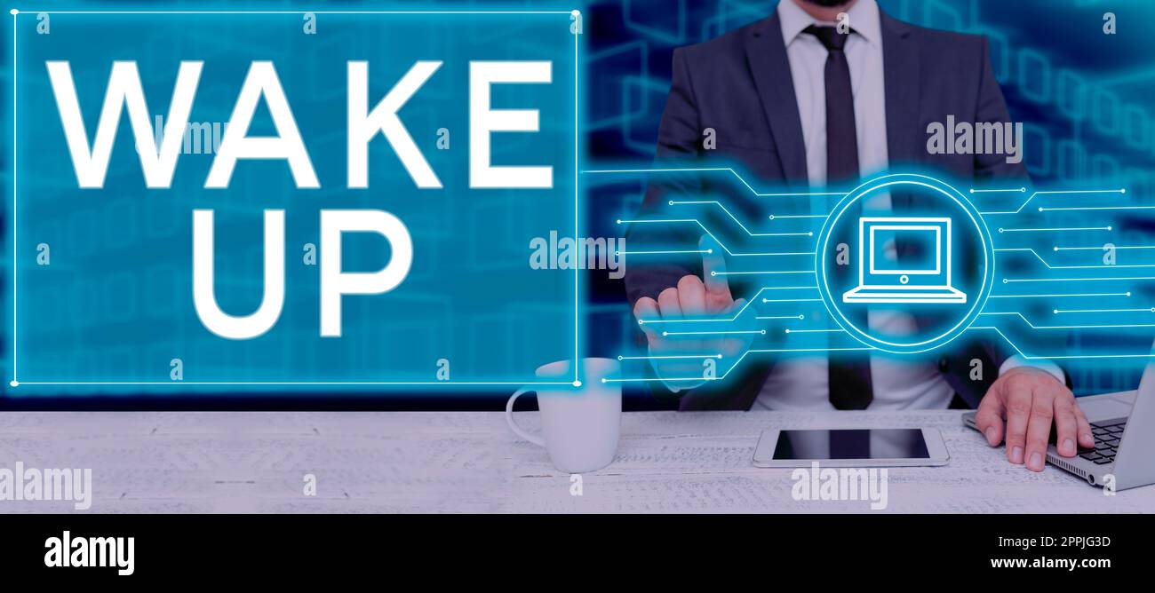 Waking up happy concept hi-res stock photography and images - Alamy