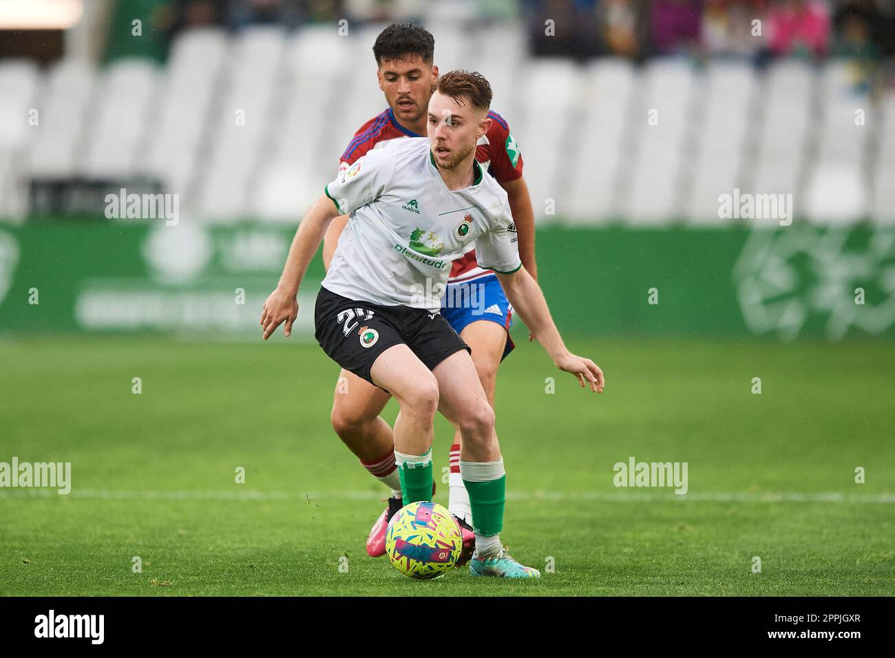 Gerard Fernandez 'Peque' of Real Racing Club during the La Liga ...