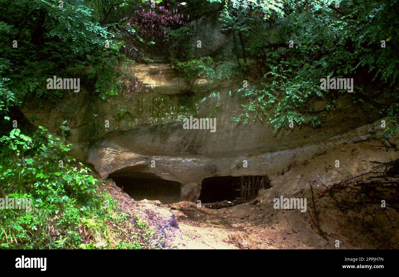 Sinca Veche, Brasov County, Romania, 2000. Entrance to the ancient ...