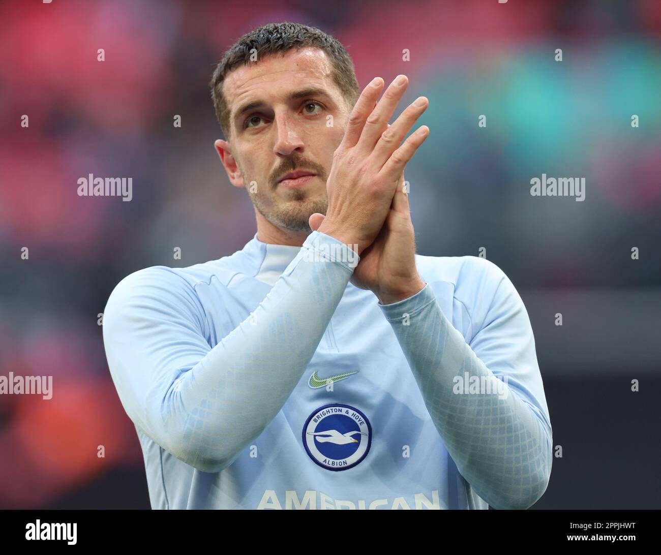 Brighton & Hove Albion's Lewis Dunk during The FA Cup - Semi-Final ...
