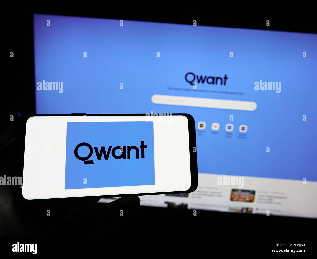 Qwant logo hi-res stock photography and images - Alamy