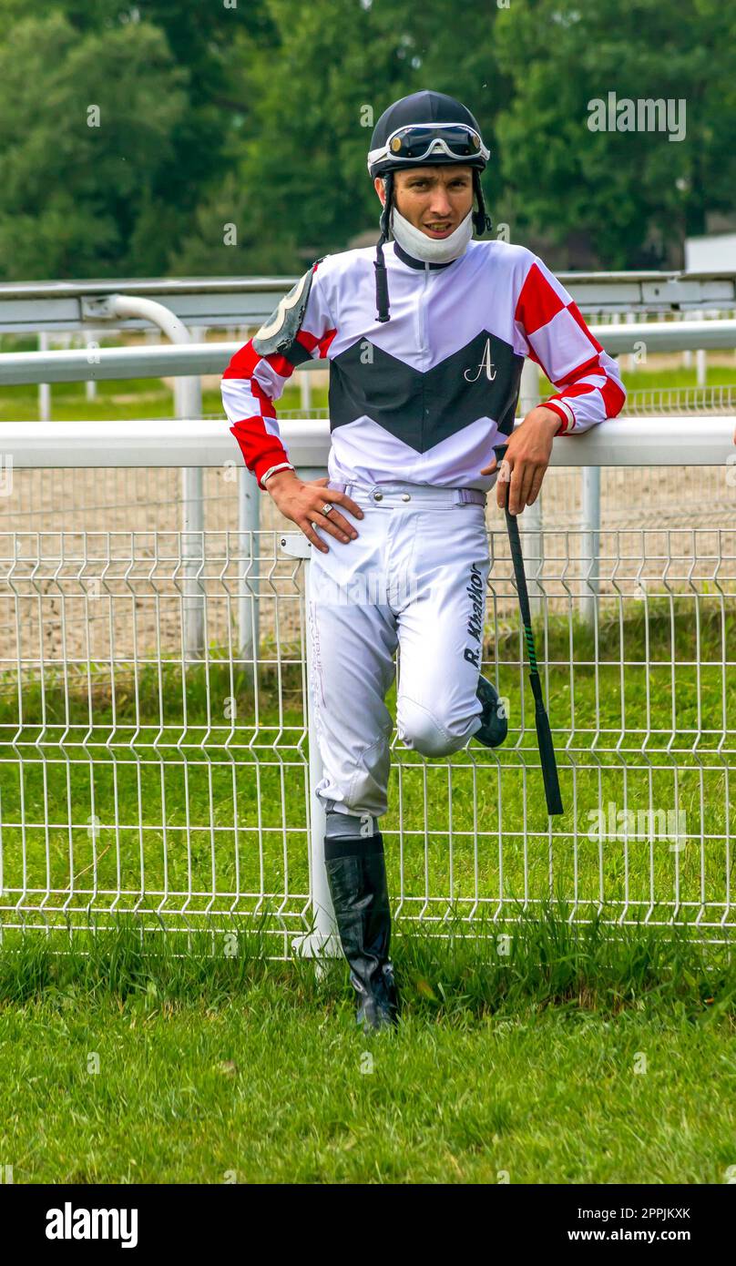 Jockey of the first category Hatkov Rizuan Stock Photo - Alamy