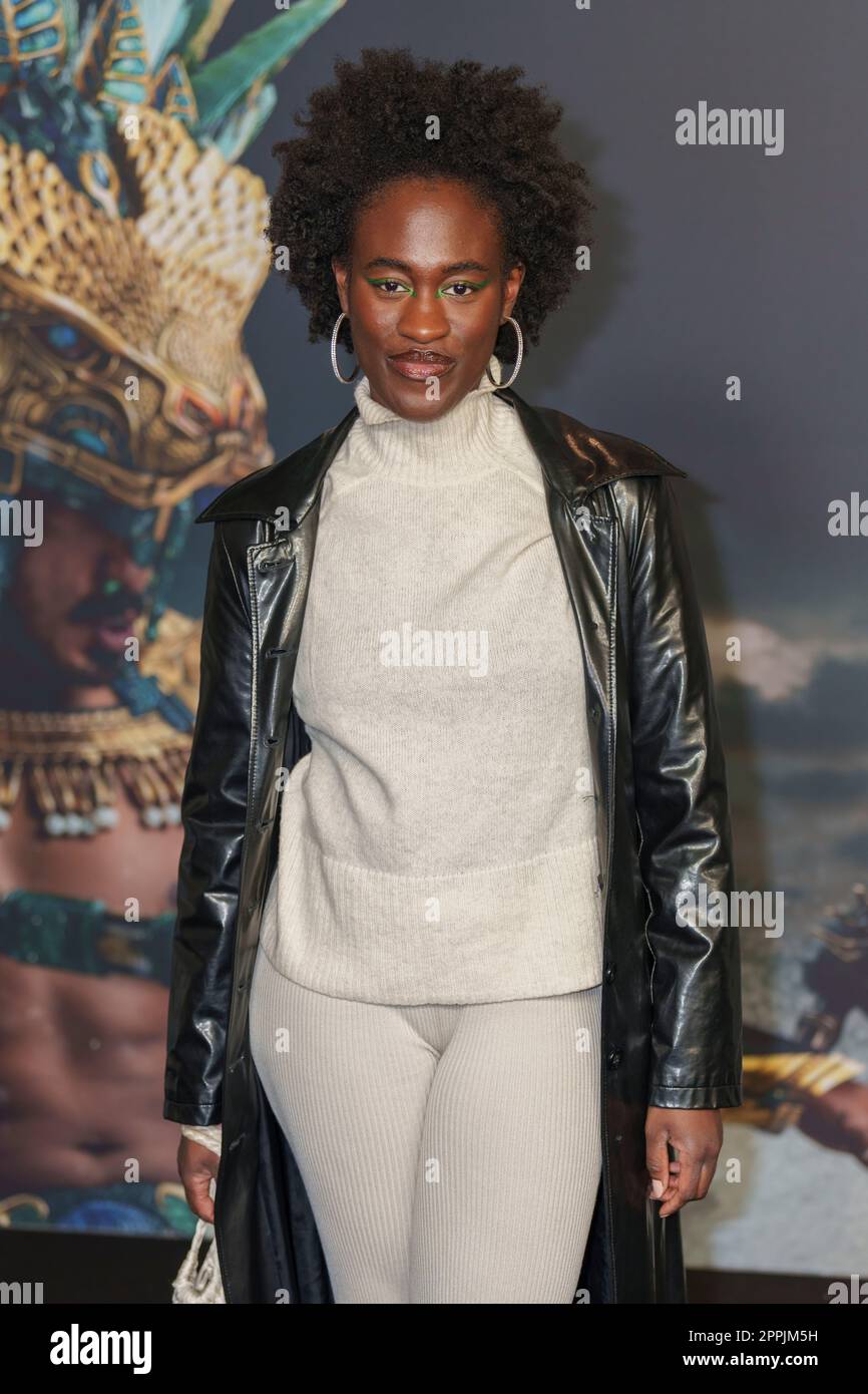 Ivy Quainoo attends the "Black Panther: Wakanda Forever" Screening at ...