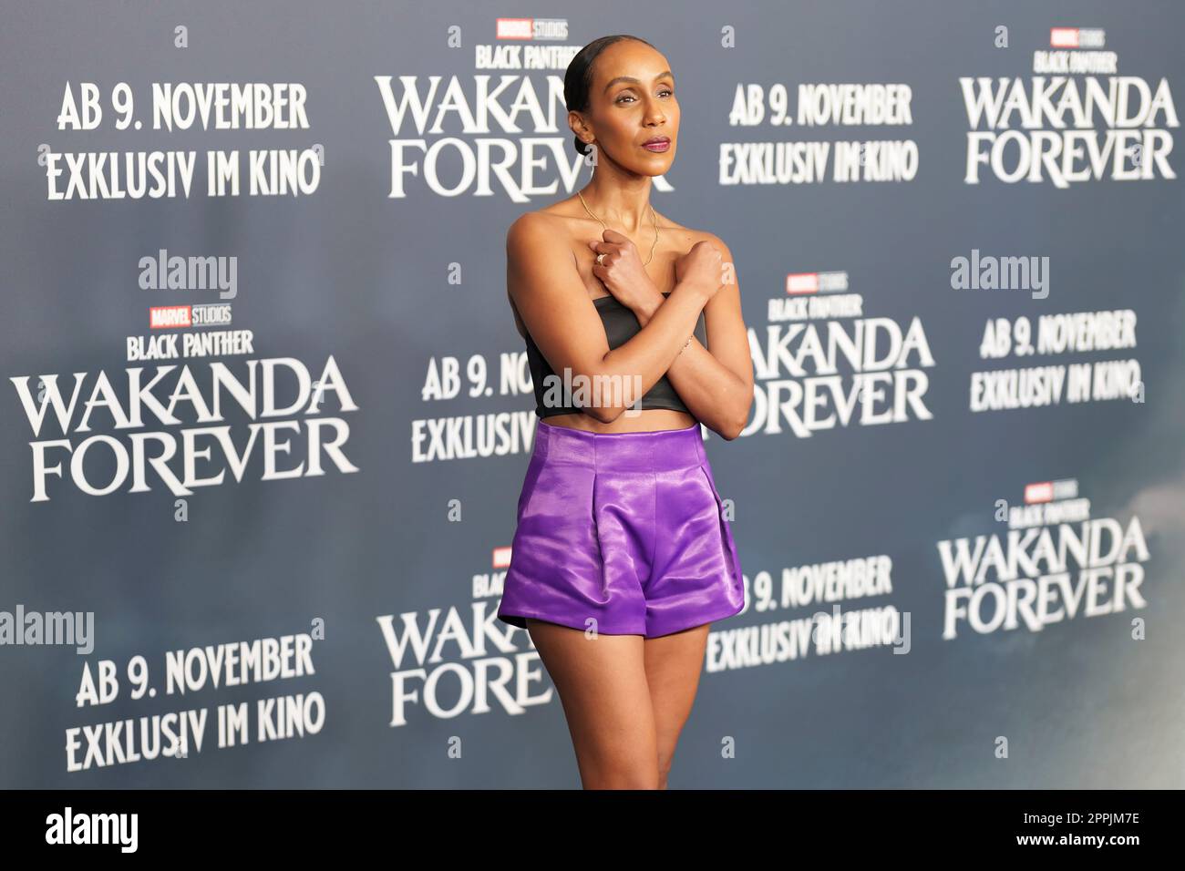 Hadnet Tesfai attends the "Black Panther: Wakanda Forever" Screening at ...