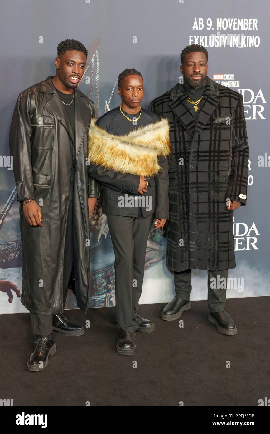 MIK Family attends the "Black Panther: Wakanda Forever" Screening at ...