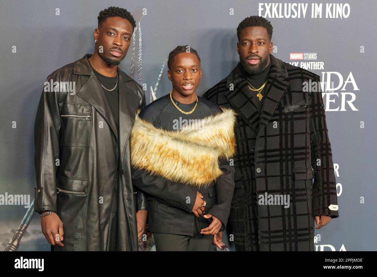 MIK Family attends the "Black Panther: Wakanda Forever" Screening at ...
