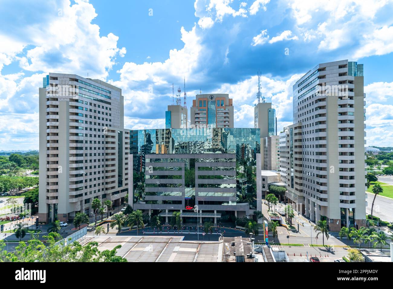 Brasilia, Brazil - February 28, 2022: Capital city skyline with modern ...
