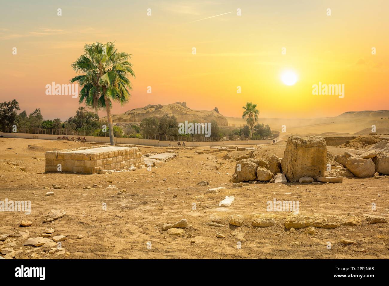 Desert landscape of Egypt Stock Photo - Alamy