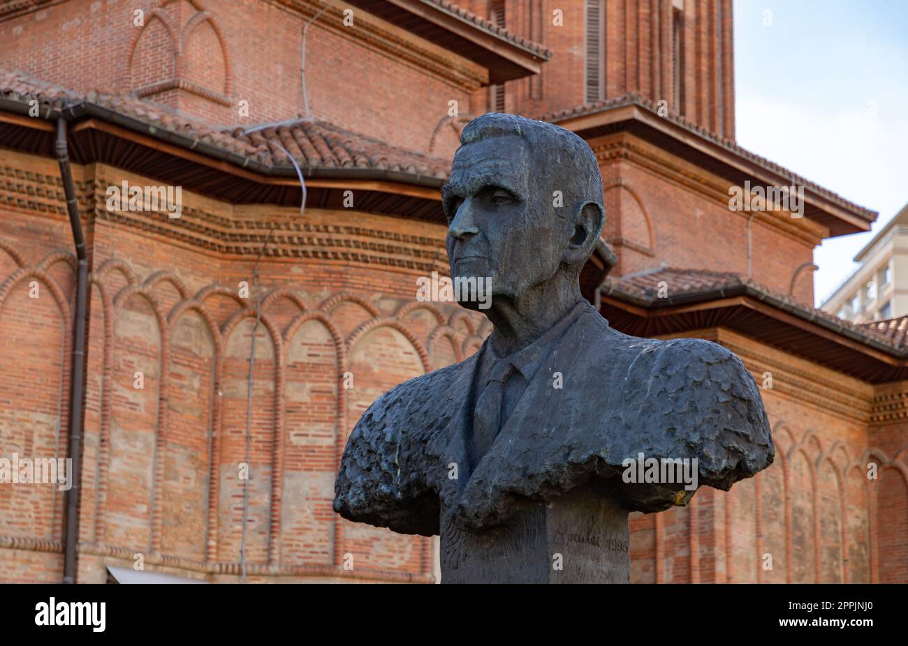 The Monument of Corneliu Coposu Stock Photo - Alamy