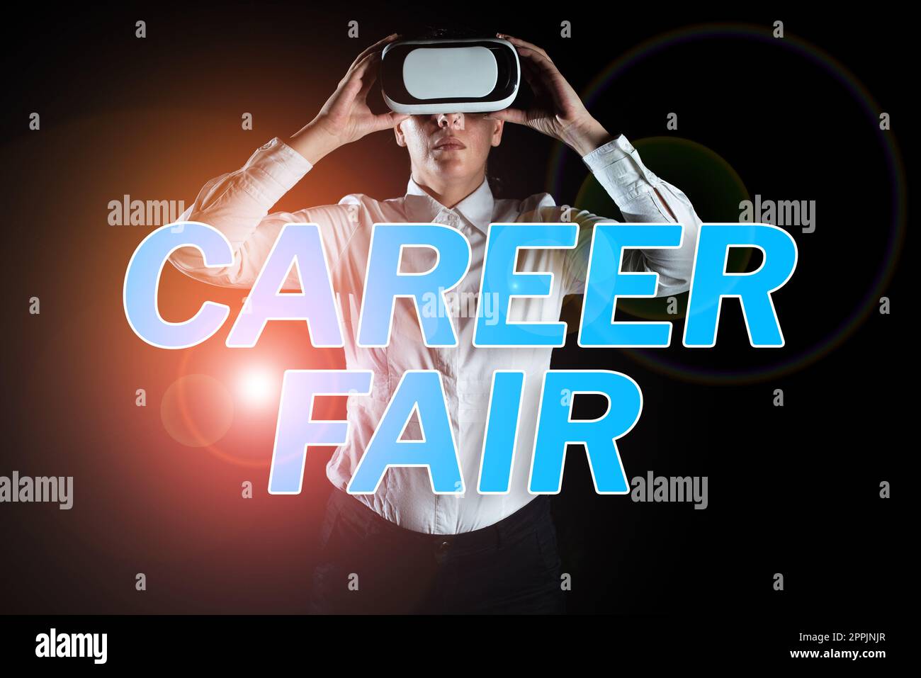 Conceptual display Career Fair. Business concept an event at which job ...