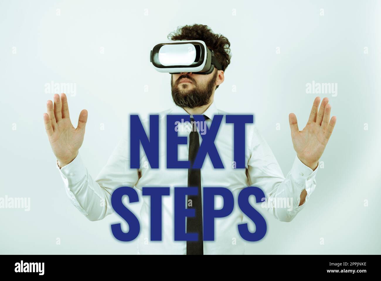 Conceptual caption Next Steps. Business showcase numper of process ... Conceptual caption Next Steps. Business showcase numper of process ...