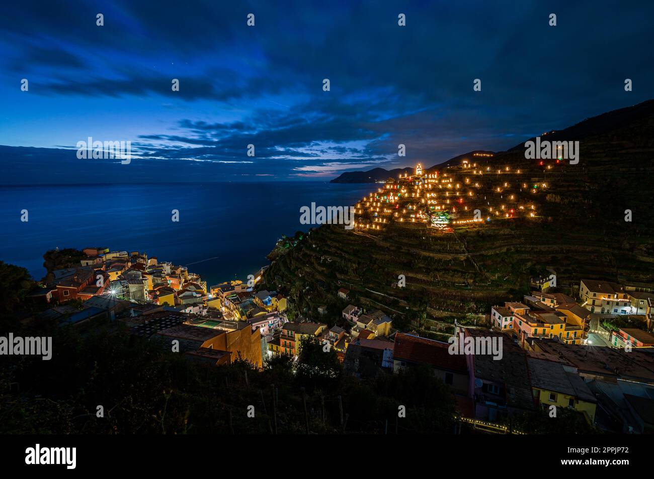 Nativity Scene in Manarola Stock Photo - Alamy