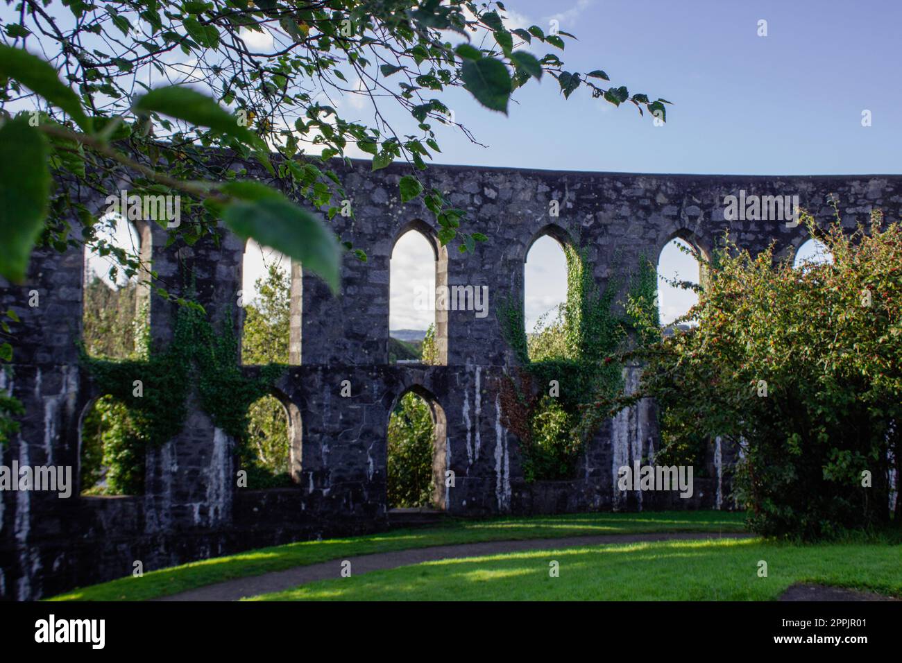 McCaig`s Tower in Oban, Scotland Stock Photo - Alamy
