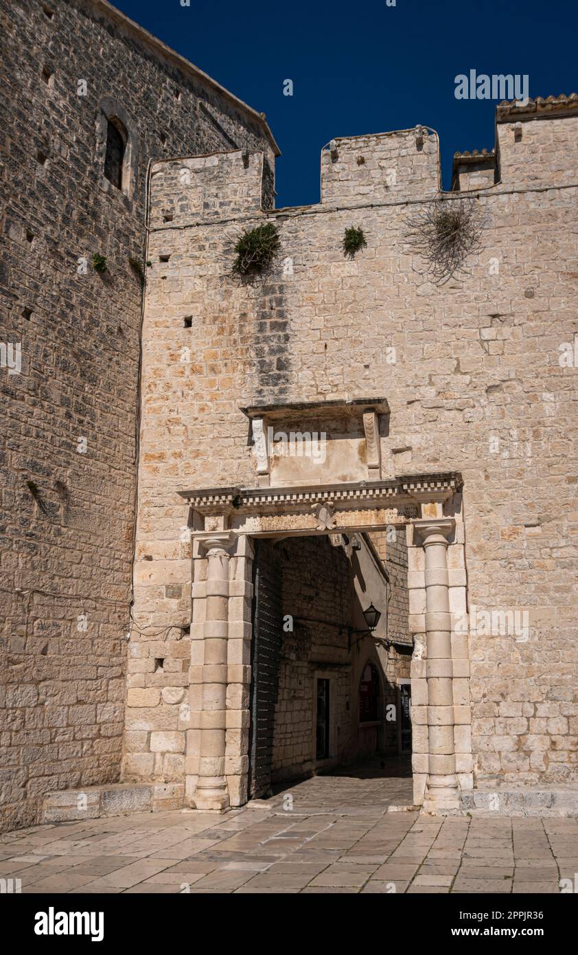 City Gate, Trogir, Croatia Stock Photo - Alamy