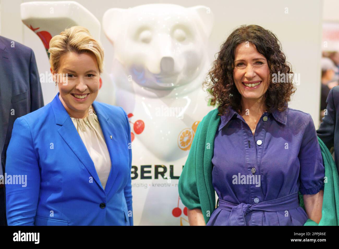Franziska Giffey, Governing Mayor of Berlin, Bettina Jarasch, Senator ...