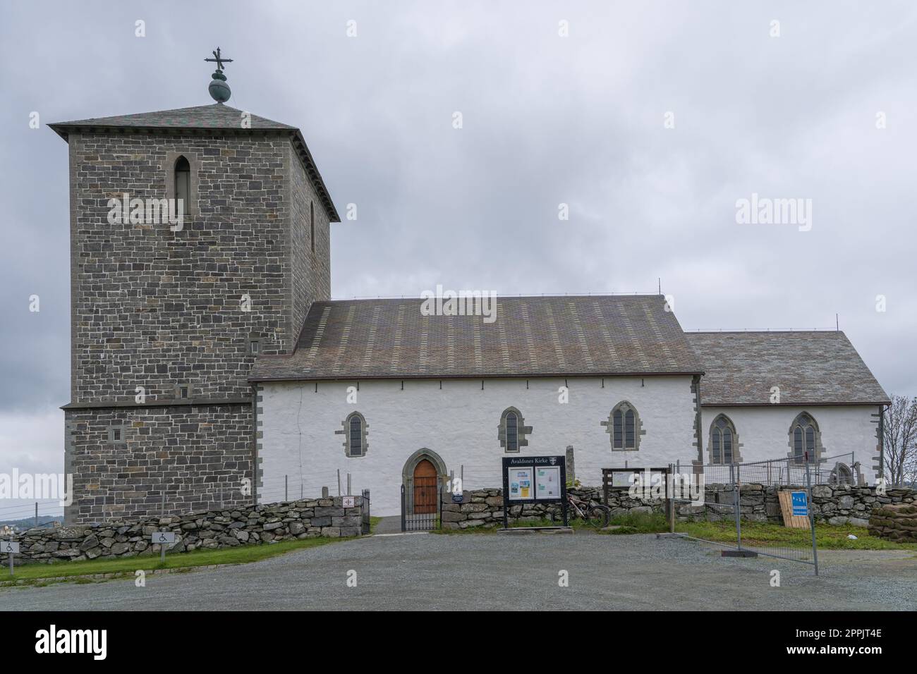Impressions of the Avaldsnes Church, Norway Stock Photo - Alamy