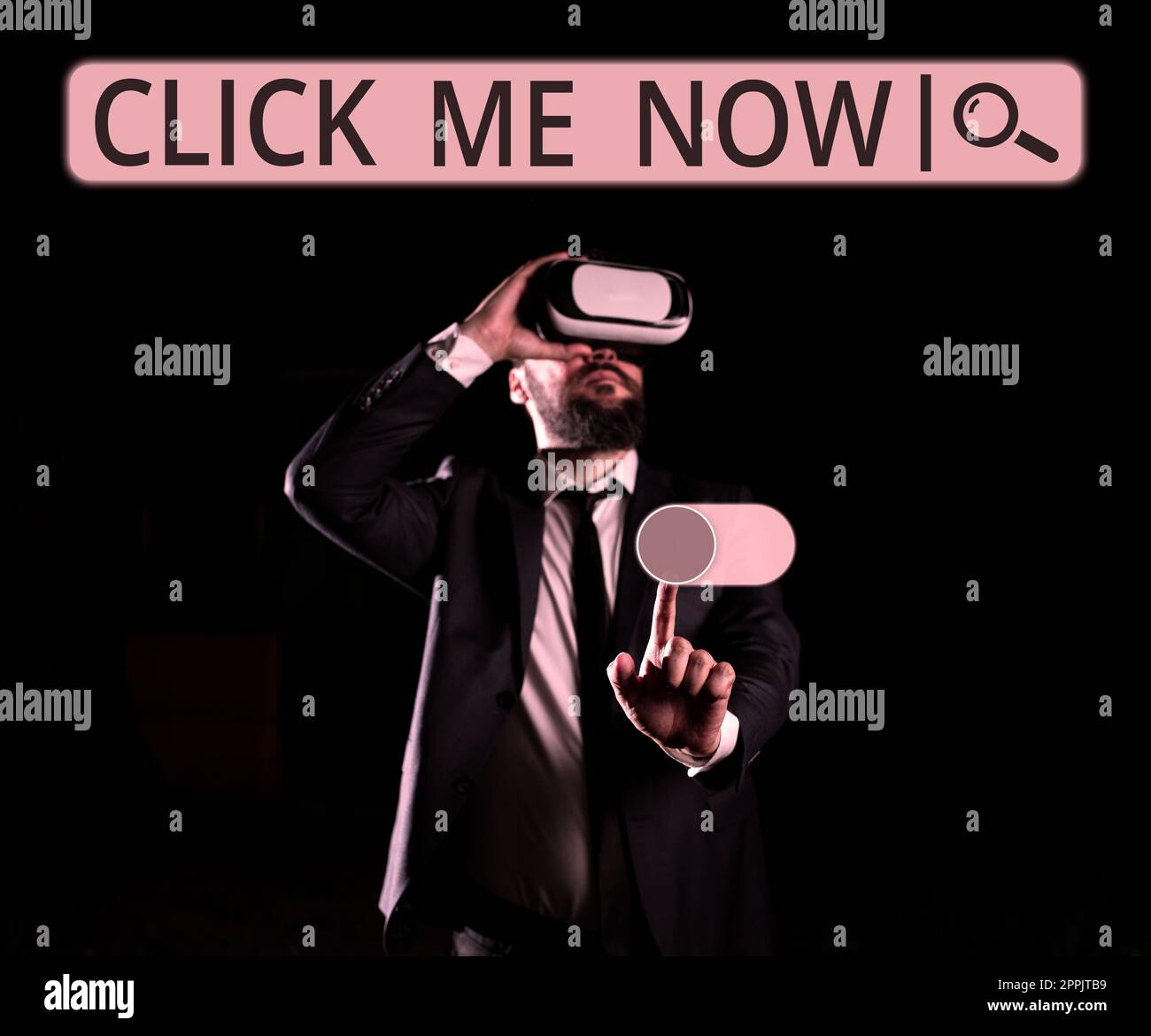 Conceptual Display Click Me Now Conceptual Photo Asking To Press The