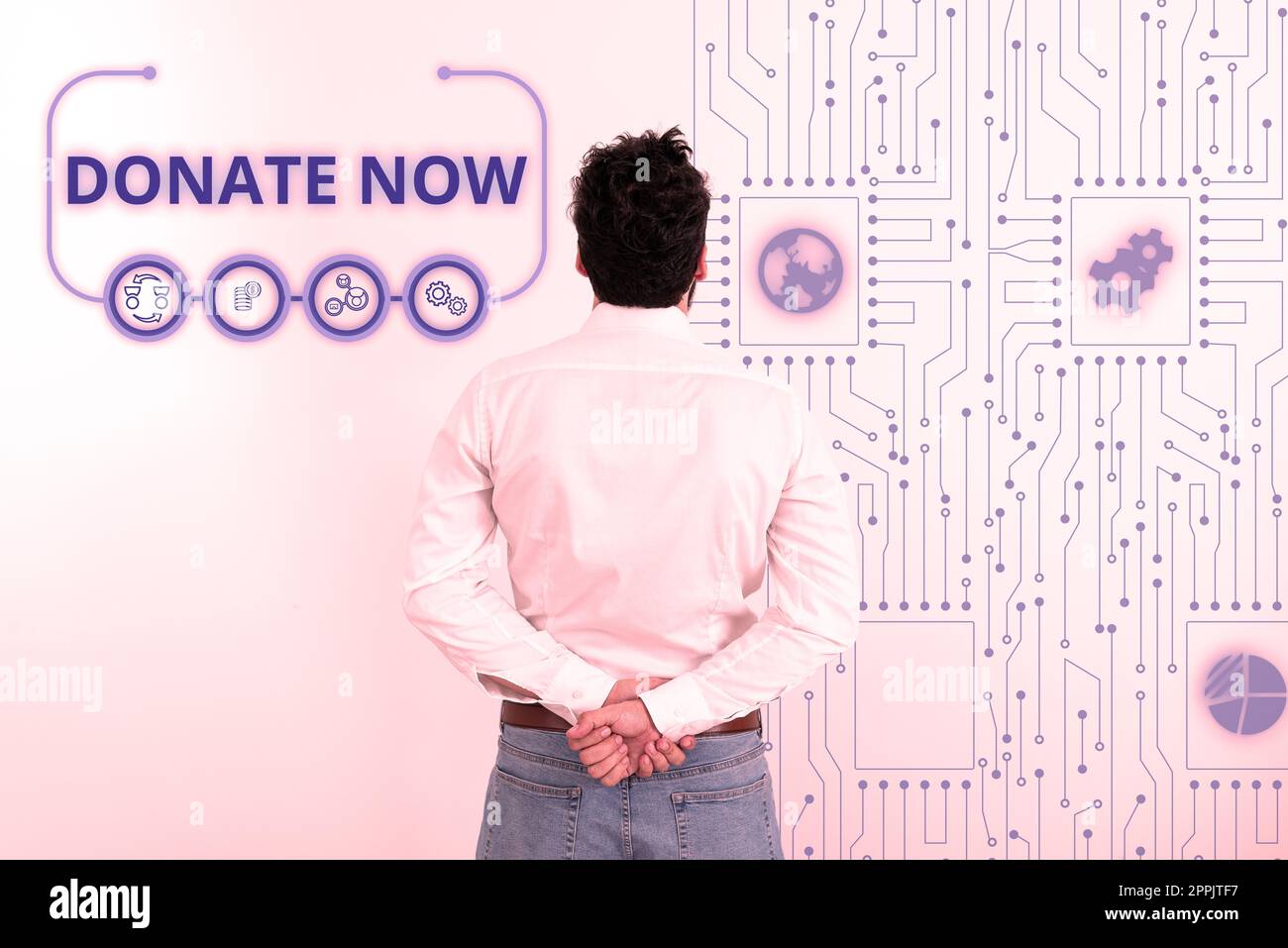 Donate here sign hi-res stock photography and images - Alamy