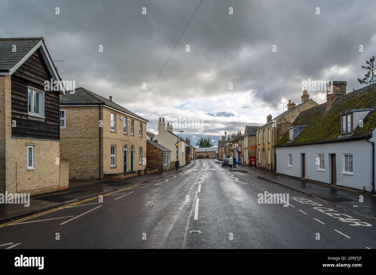 COTTENHAM, ENGLAND, UK - DECEMBER 30, 2013: Typical English ...