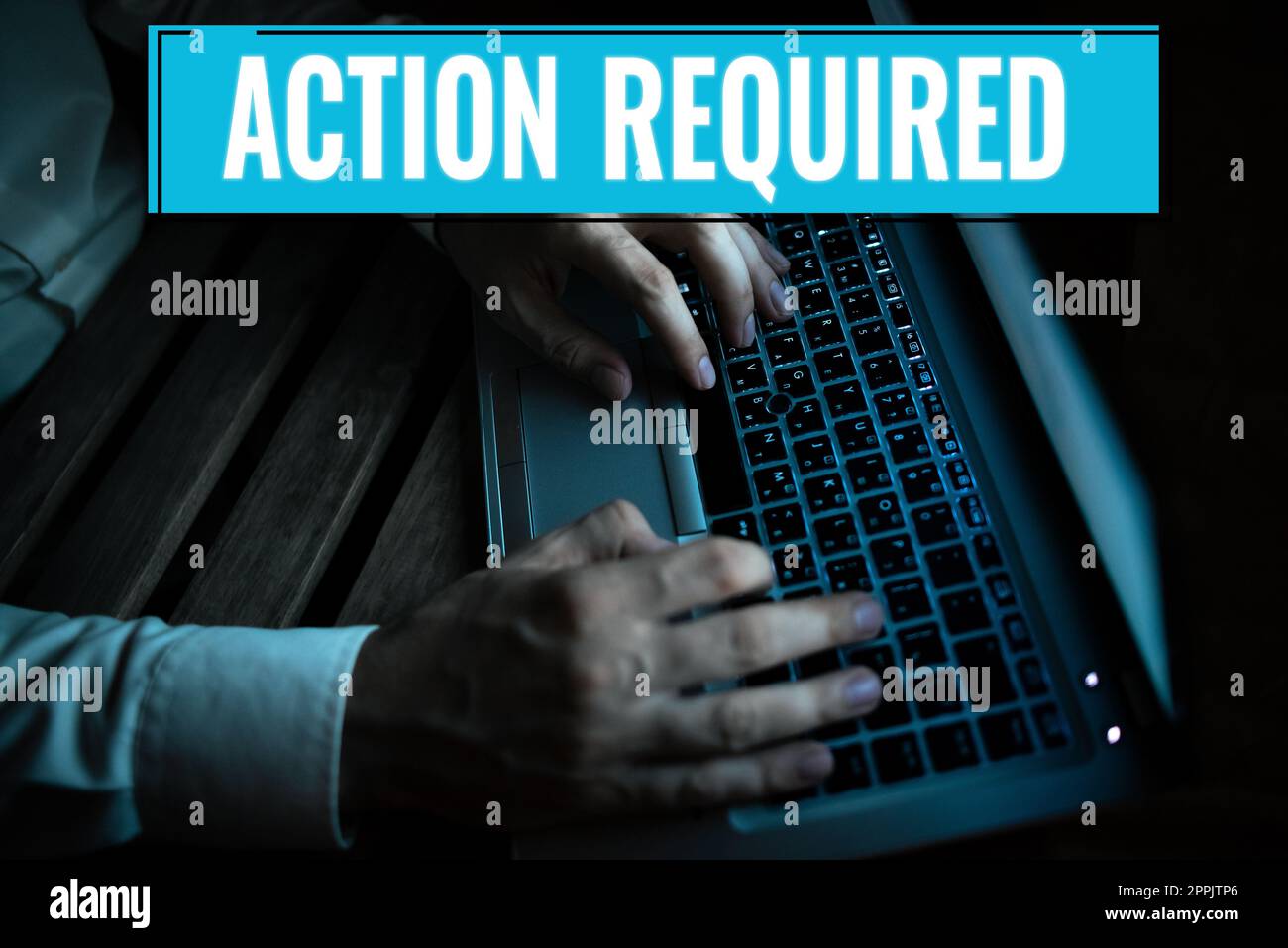 Sign displaying Action Required. Word Written on Regard an action from ...