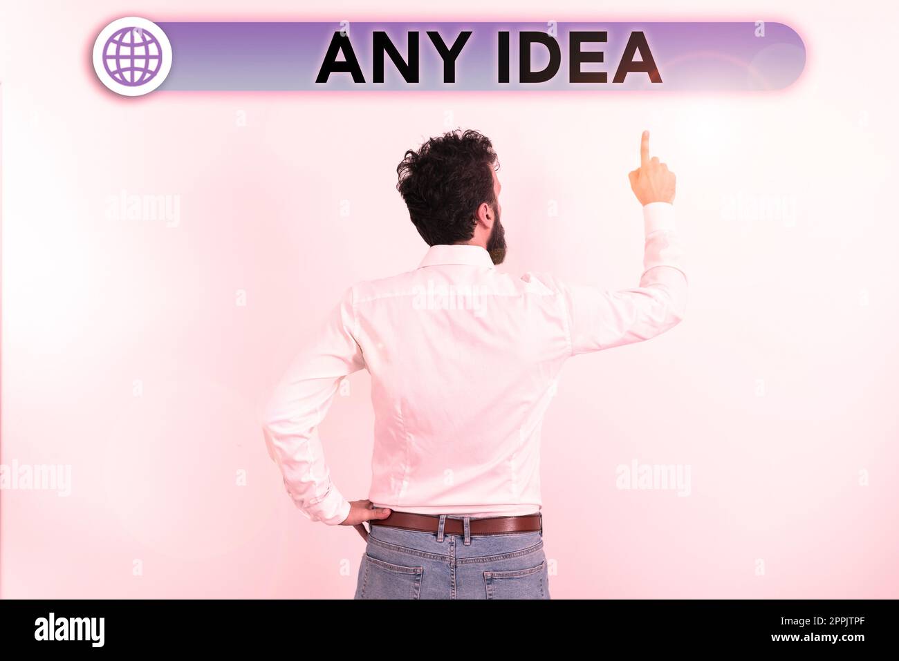 Sign displaying Any Idea. Conceptual photo Asking people if they have ...