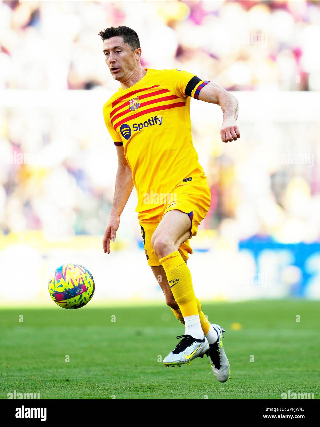 Robert Lewandowski of FC Barcelona during the La Liga match between FC ...