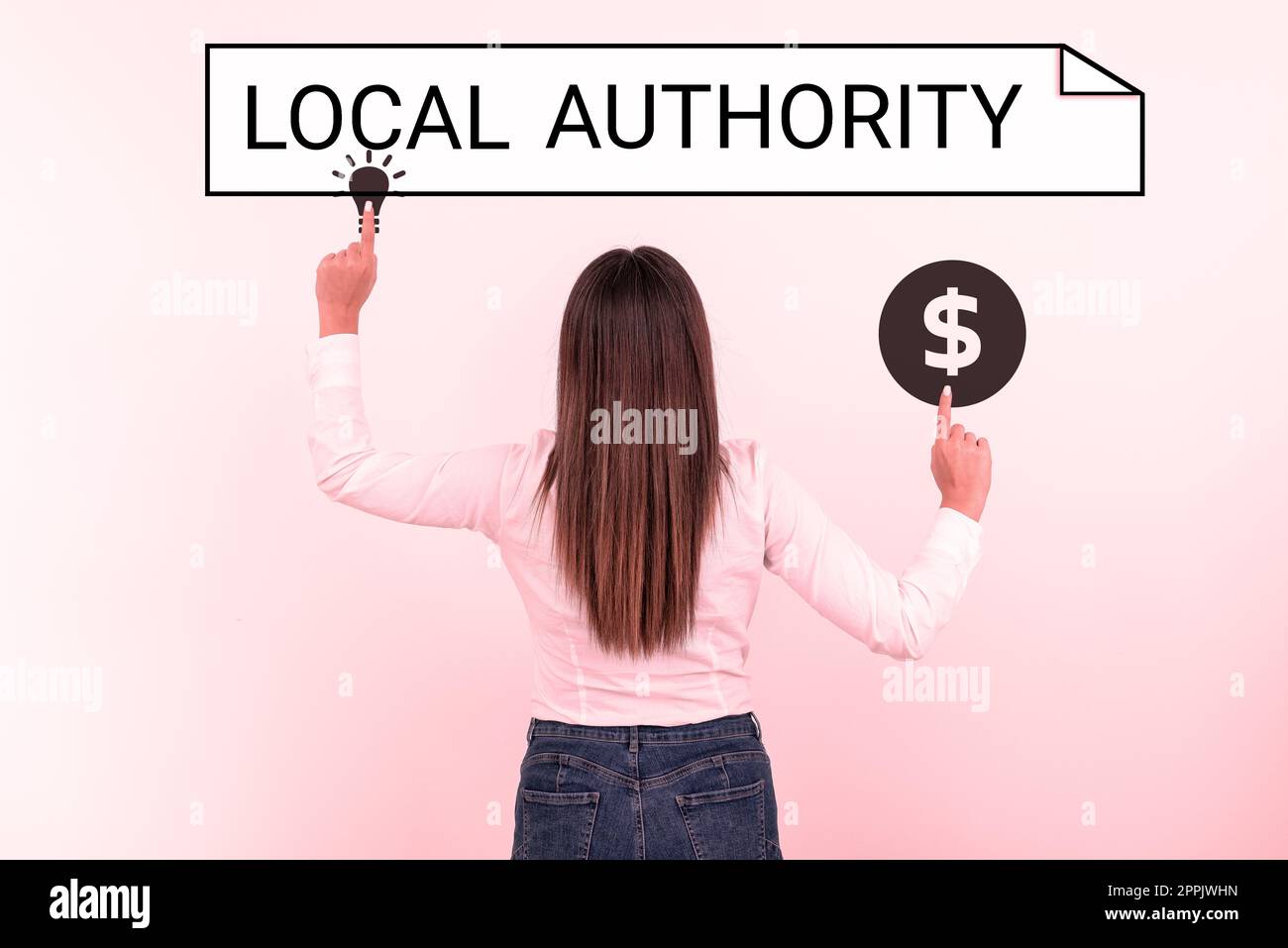 Conceptual caption Local Authority. Business approach the group of ...
