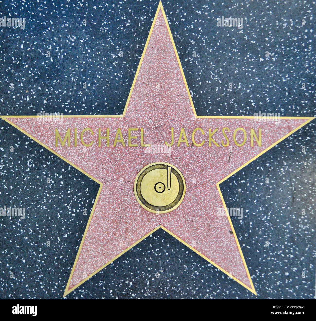 Michael jackson hollywood walk of fame hollywood boulevard hi-res stock ...