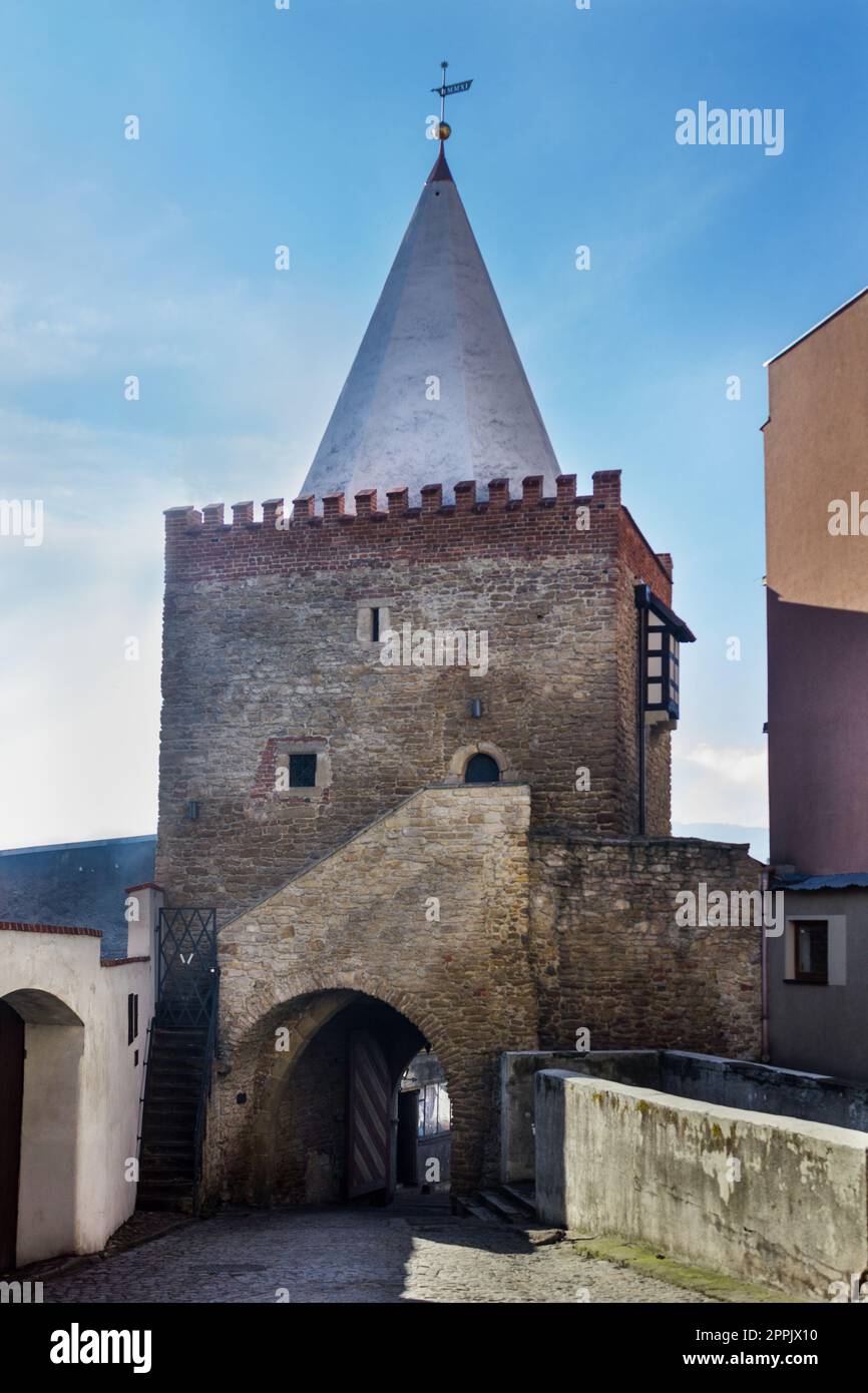 Tower gate in Bystrzyca Klodzka, Poland Stock Photo - Alamy