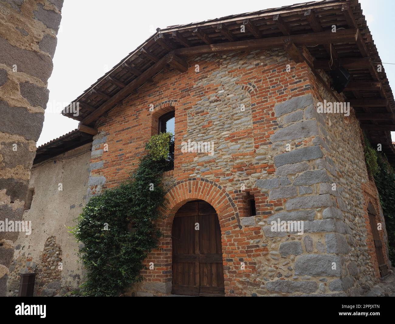 Ricetto medieval village in Candelo Stock Photo - Alamy