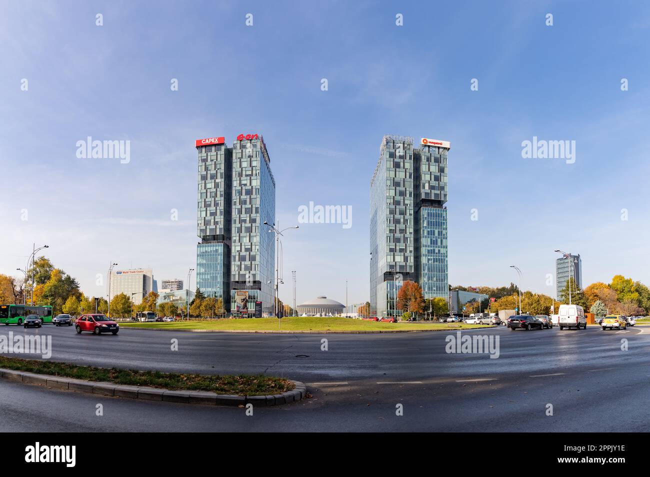 City Gate Towers Stock Photo - Alamy