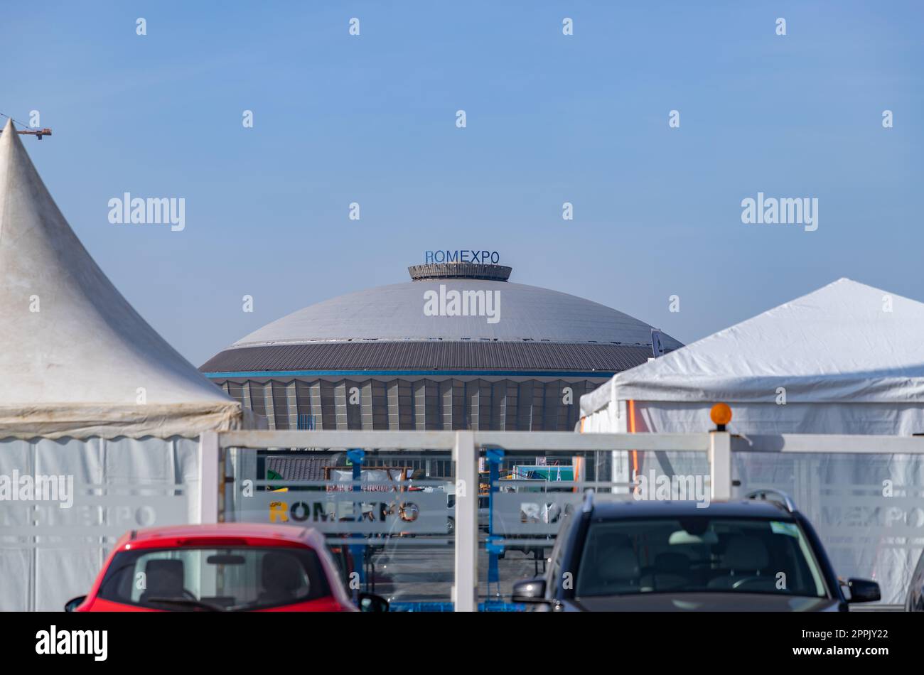 Romexpo exhibition center hi-res stock photography and images - Alamy