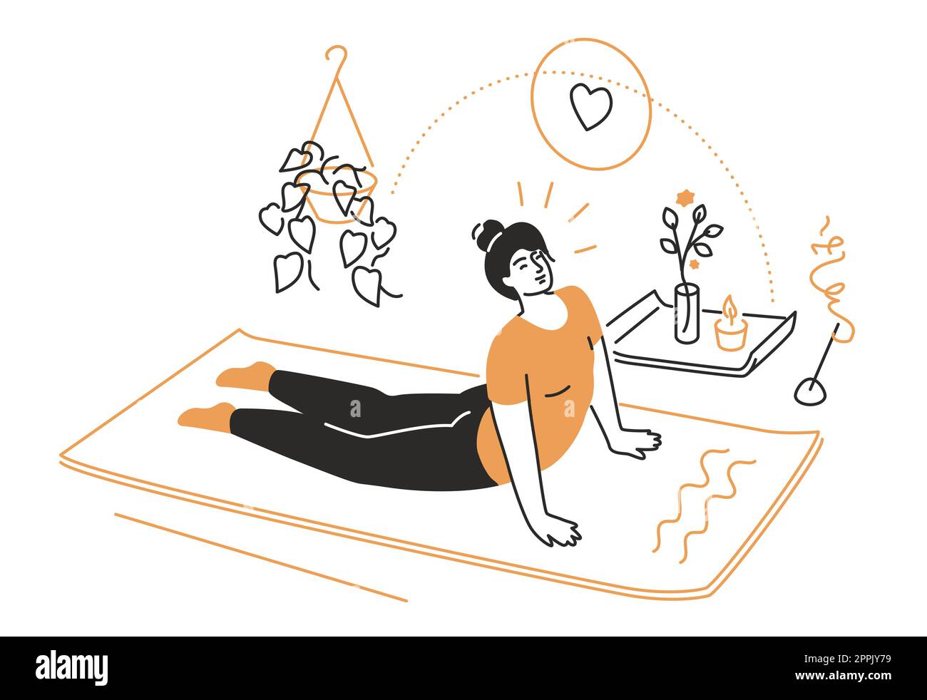 Home leisure line color Cut Out Stock Images & Pictures - Alamy