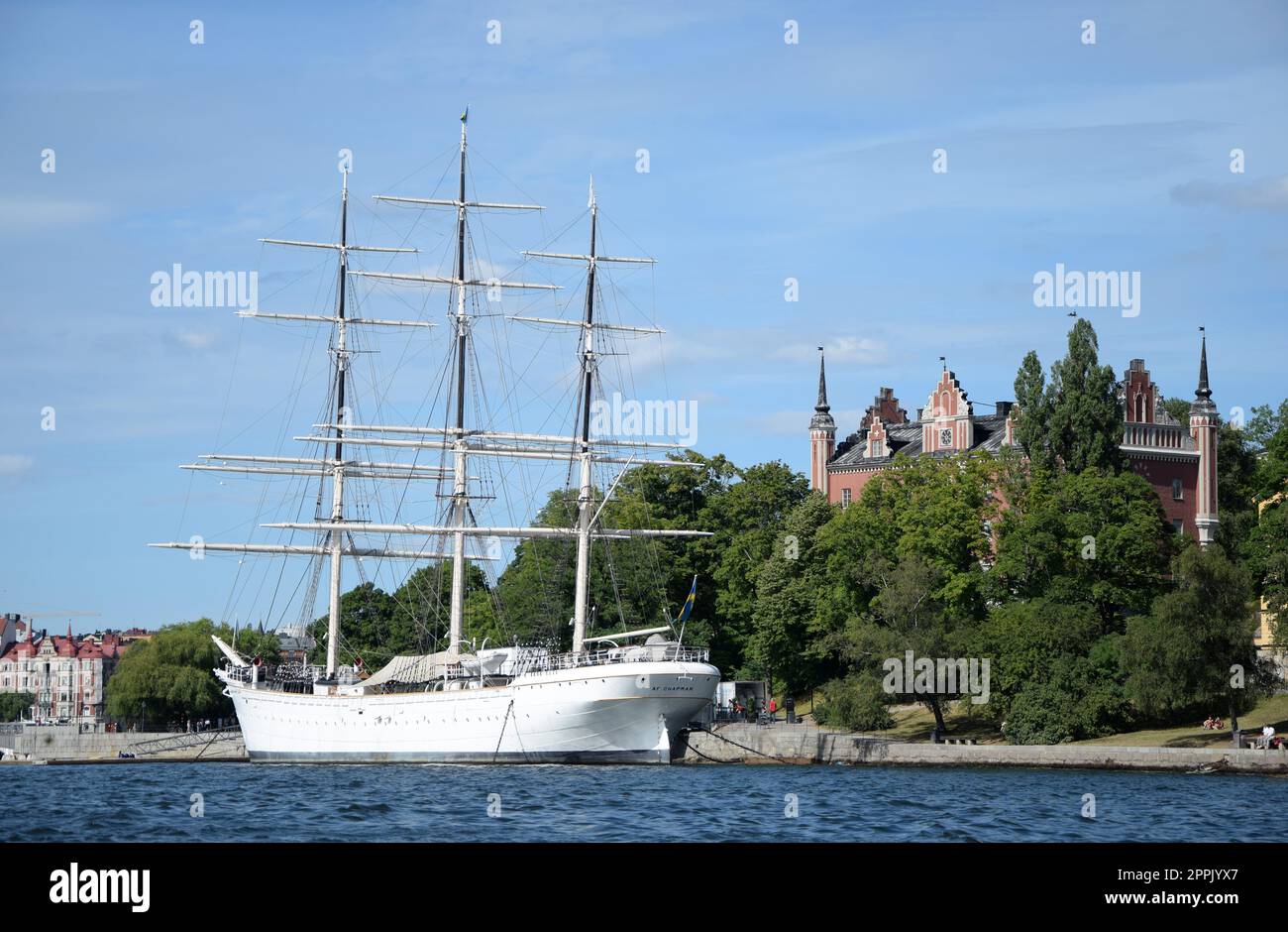 Segelschiff in Stockholm Stock Photo - Alamy