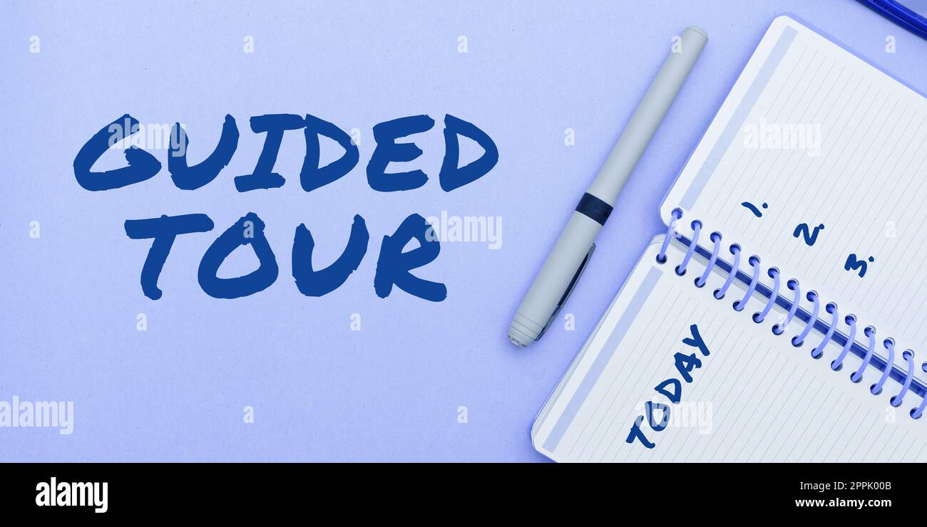 Tour guide sign hi-res stock photography and images - Alamy