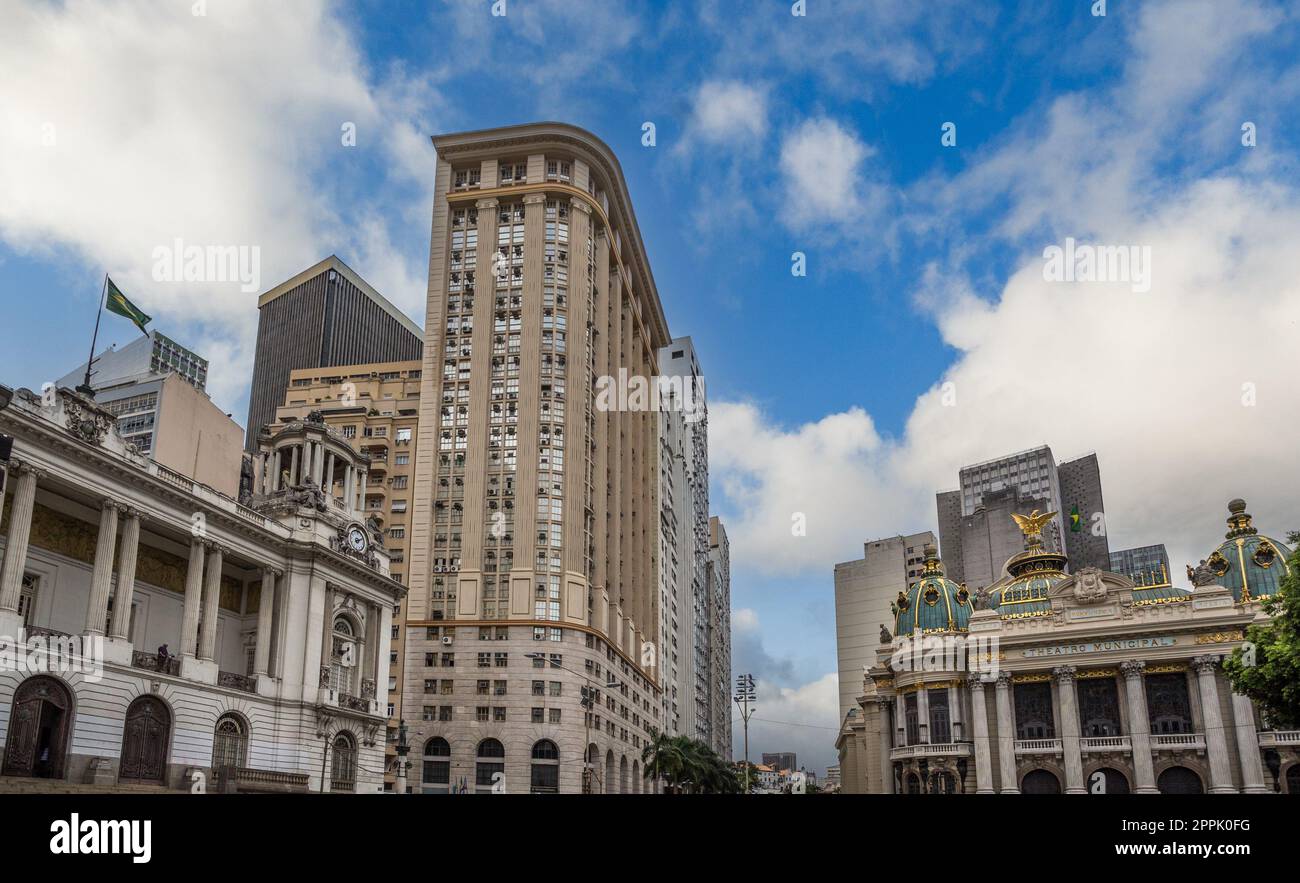 City Council Hall and Municipal theatre building, Rio de Janeiro ...