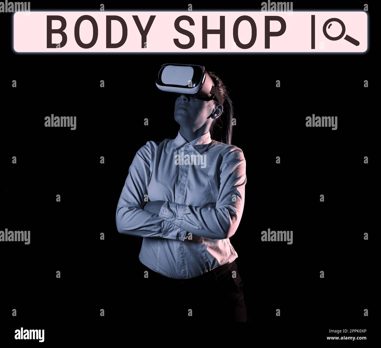 Text showing inspiration Body Shop. Conceptual photo a shop where ...