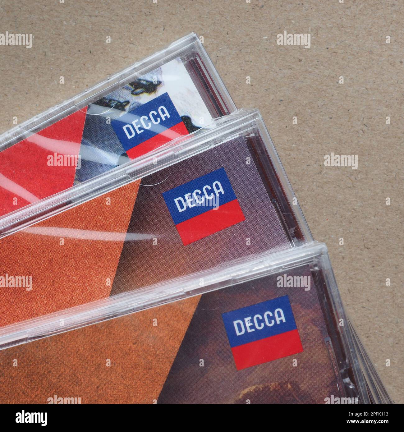 Decca music CDs Stock Photo - Alamy