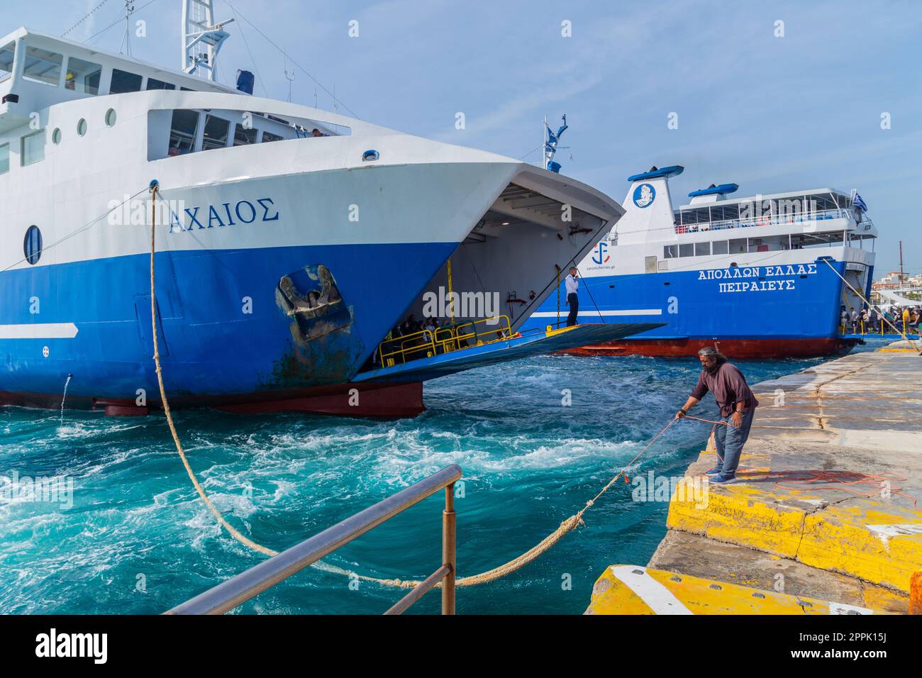 Ferry boats cruise ship Stock Photo - Alamy
