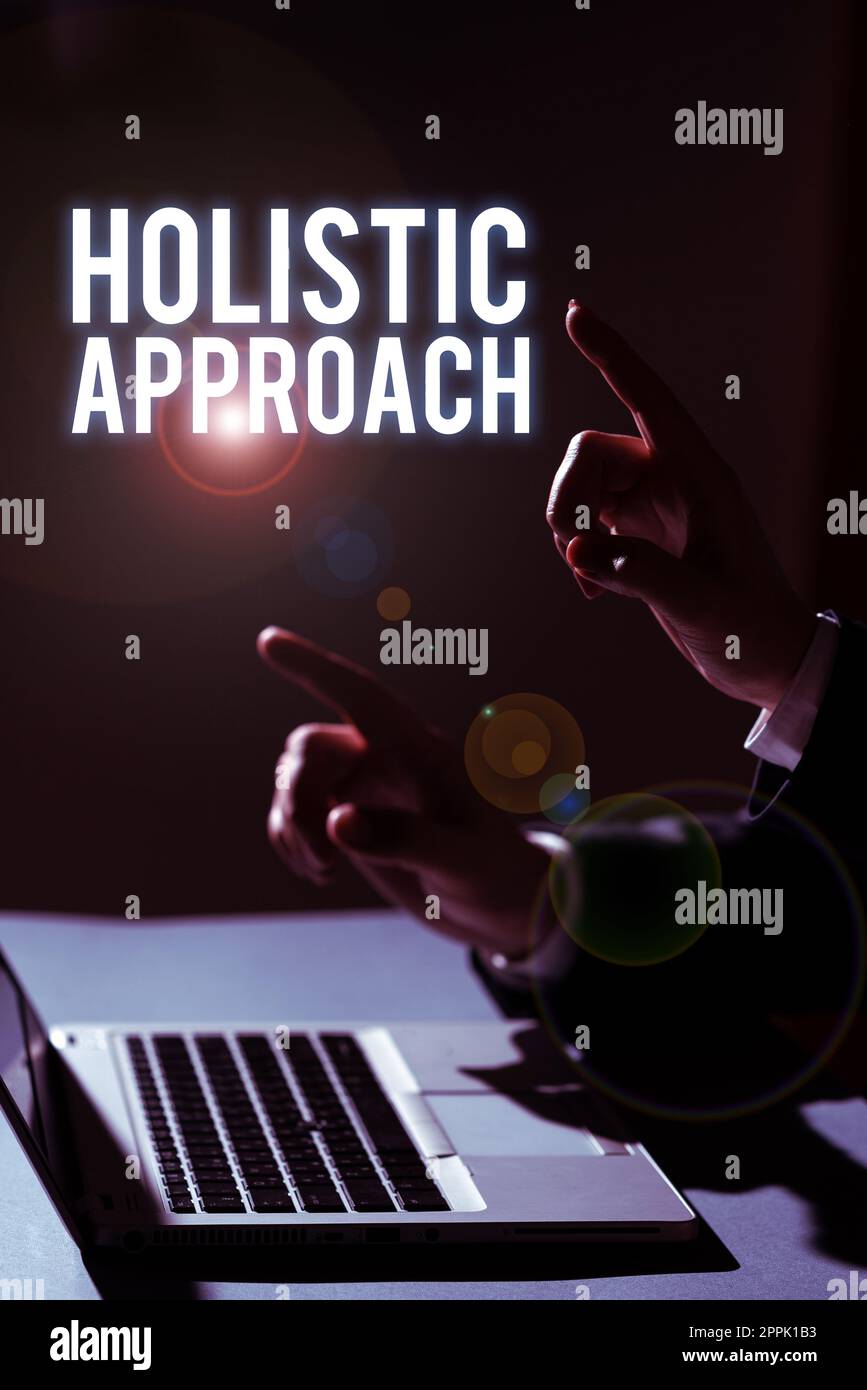 Conceptual caption Holistic Approach. Business showcase characterized ... Conceptual caption Holistic Approach. Business showcase characterized ...