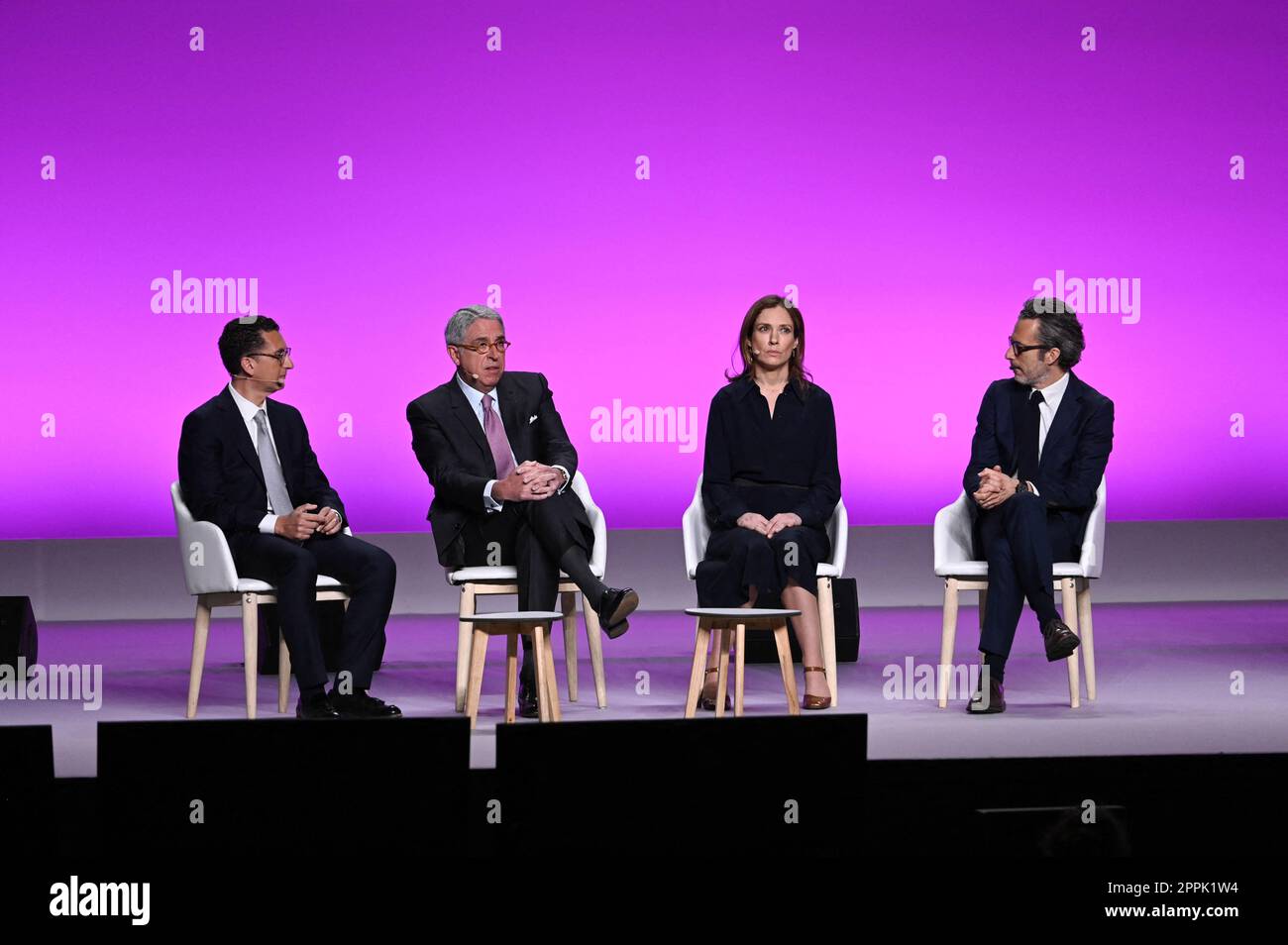 Paris, France. 24th Apr, 2023. Arnaud de Puyfontaine, Chief Executive ...