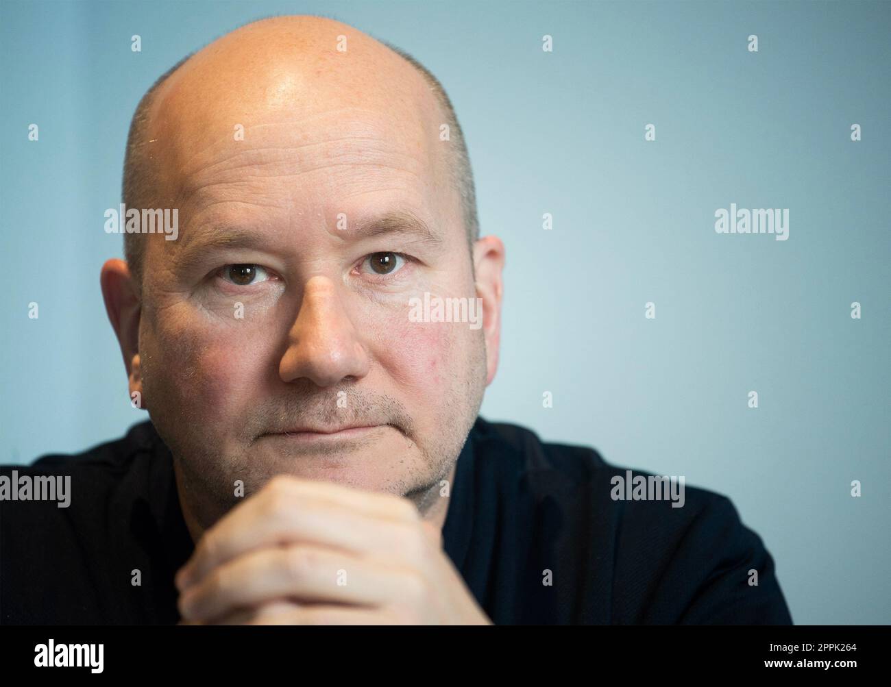 Montreal, Canada. 18th Apr, 2023. Klever CEO Marc Poirier poses at ...