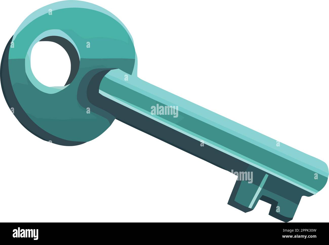 Metallic key vector Stock Vector Image & Art - Alamy