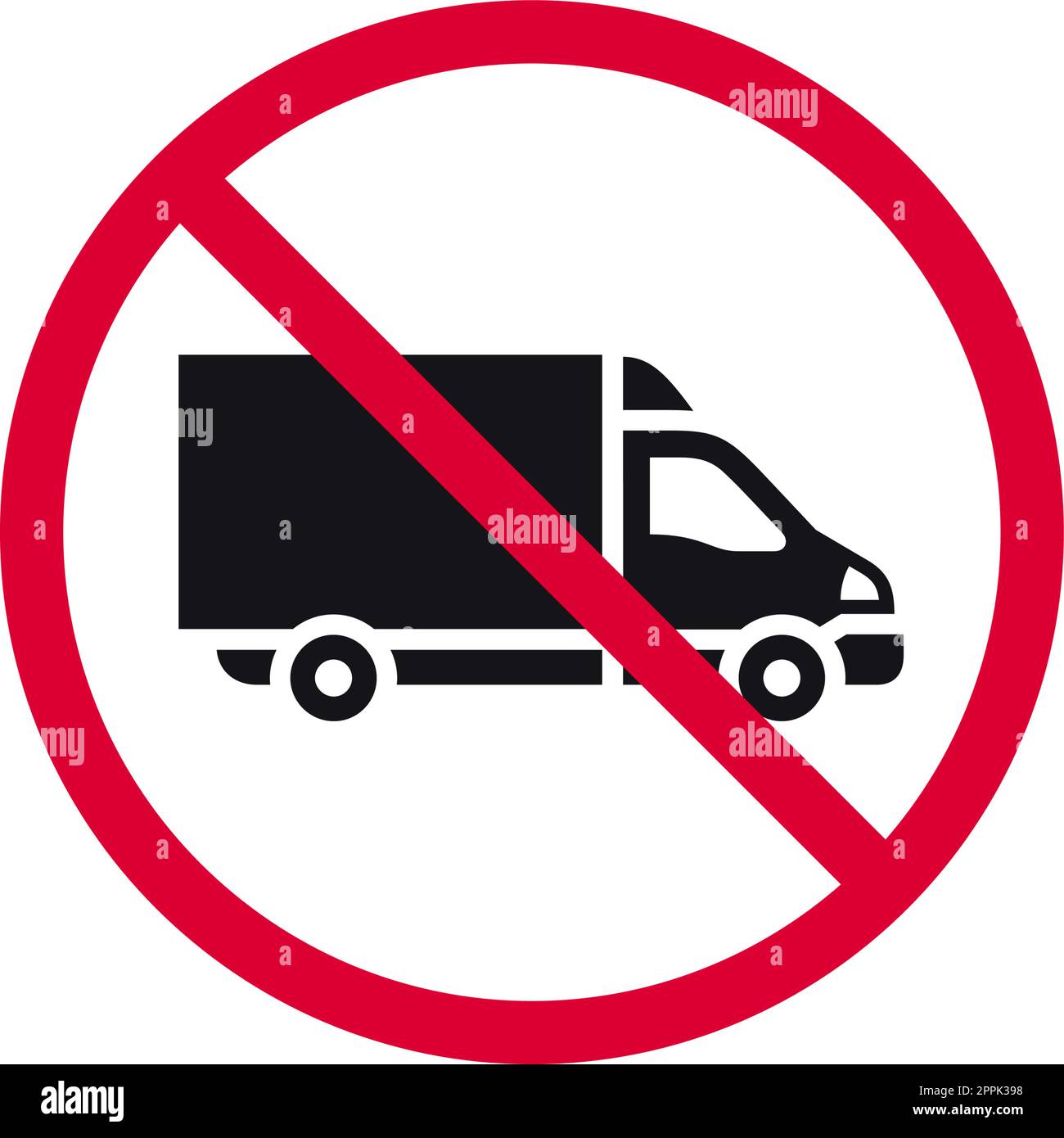 Prohibited sign, forbidden modern round sticker, vector illustration ...